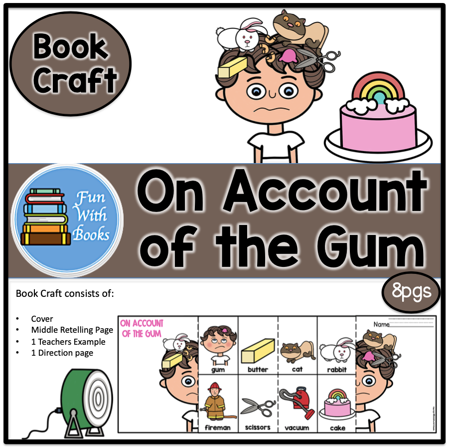 ON ACCOUNT OF THE GUM BOOK CRAFT ~ Book Units by Lynn