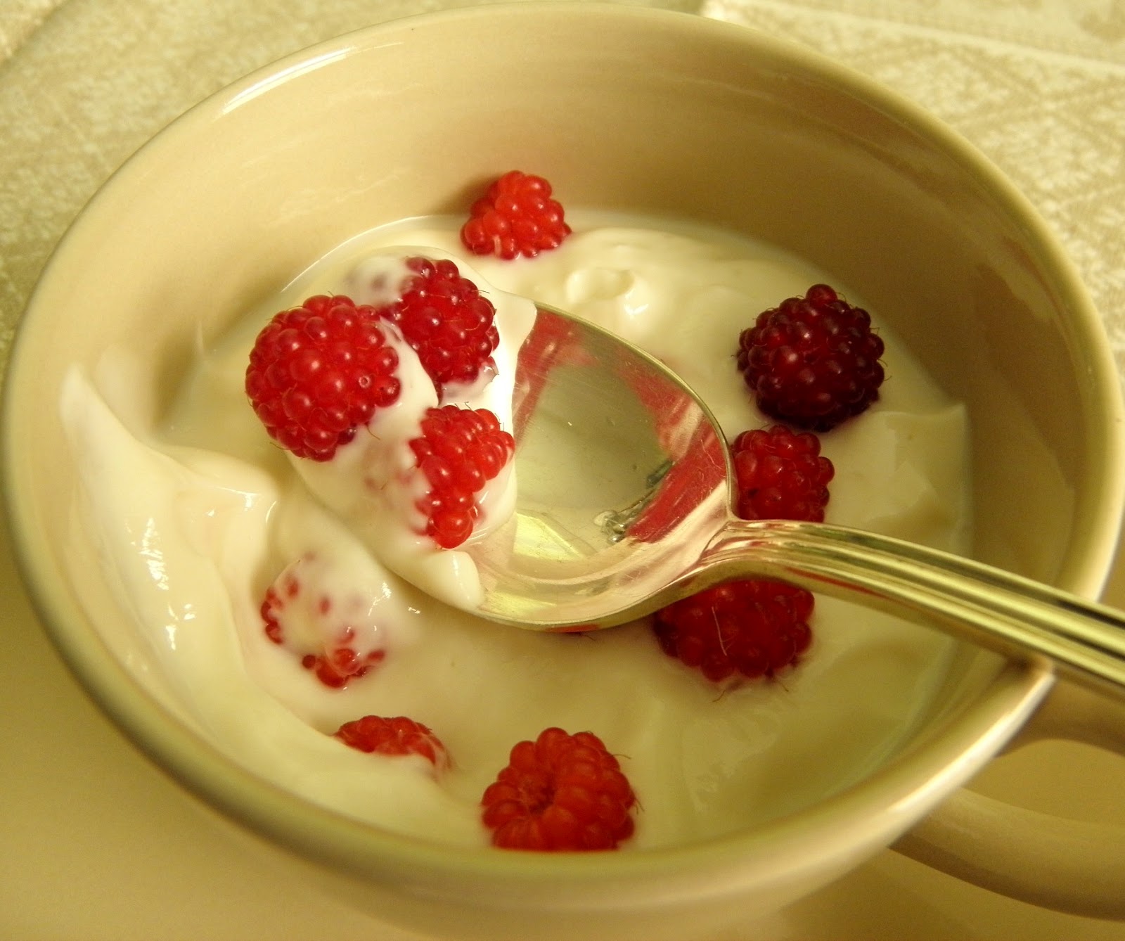 Greek Yogurt & Raspberries