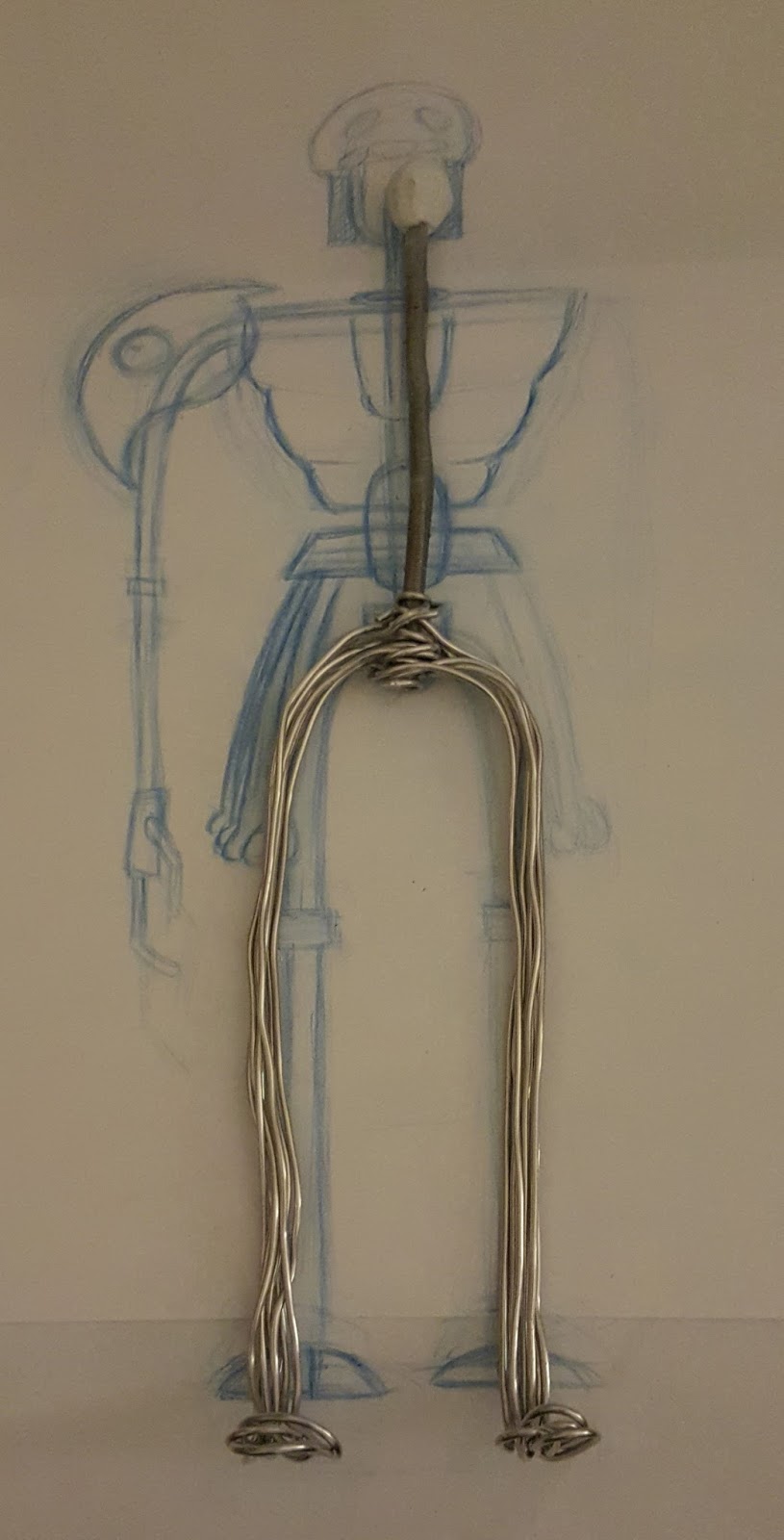 The Art of Rob Sassi: Swordsman Puppet (And Trying a New Process)