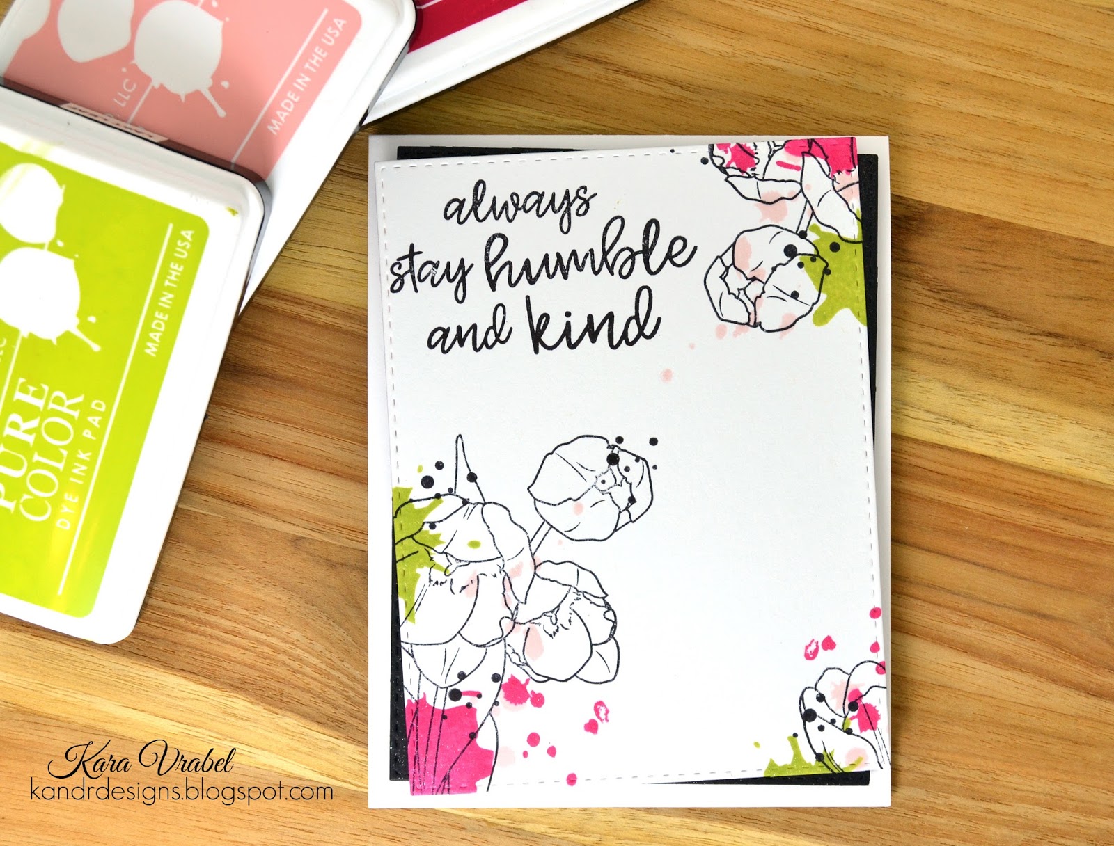 K and R Designs: WPlus9 Humble And Kind {STAMPtember}