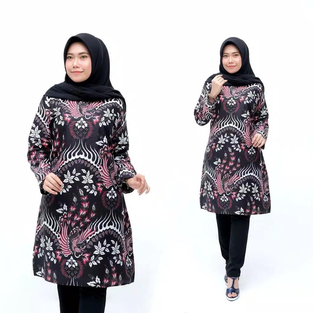 Model Tunik Batik Terbaik 2020 Desain Mewah Dan Modern - Model Baju Korea