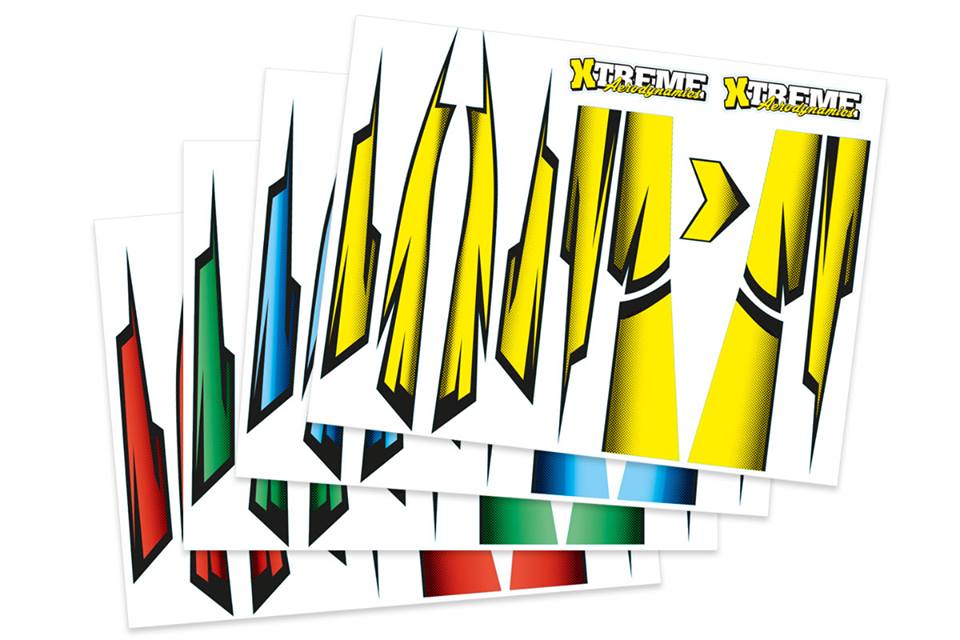 Xtreme Aerodynamics「Xtreme Body Stickers」登場|ラジコンもんちぃ - オフロード/オンロード/ドリフト ...