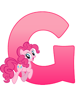 Kits imprimibles gratis : Abecedario my little pony