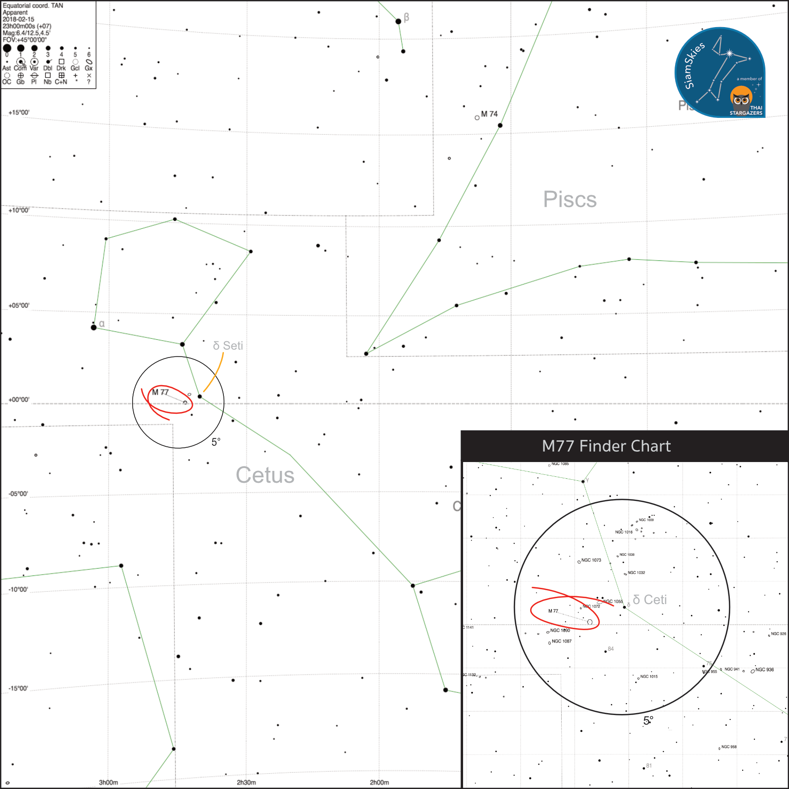 siamskies: Messier 77 : Cetus A