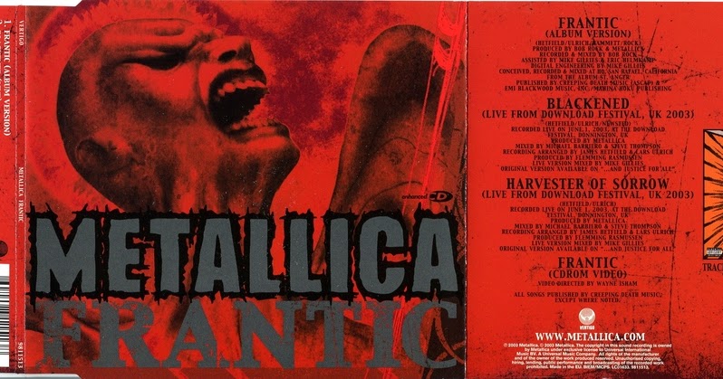 Chia sẻ nhạc Lossless & Lossy: Metallica - 2003 - Frantic (Singles CD ...