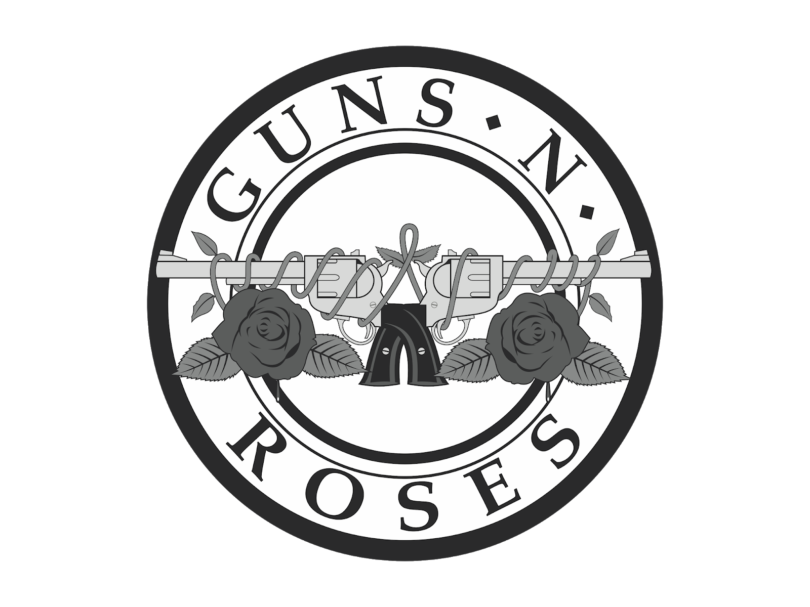 Logo Guns N' Roses Vector Cdr & Png HD - Biologizone