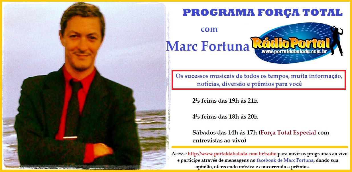 Jornada Com Marc Fortuna: Marc Fortuna estréia na Rádio Portal da Balada