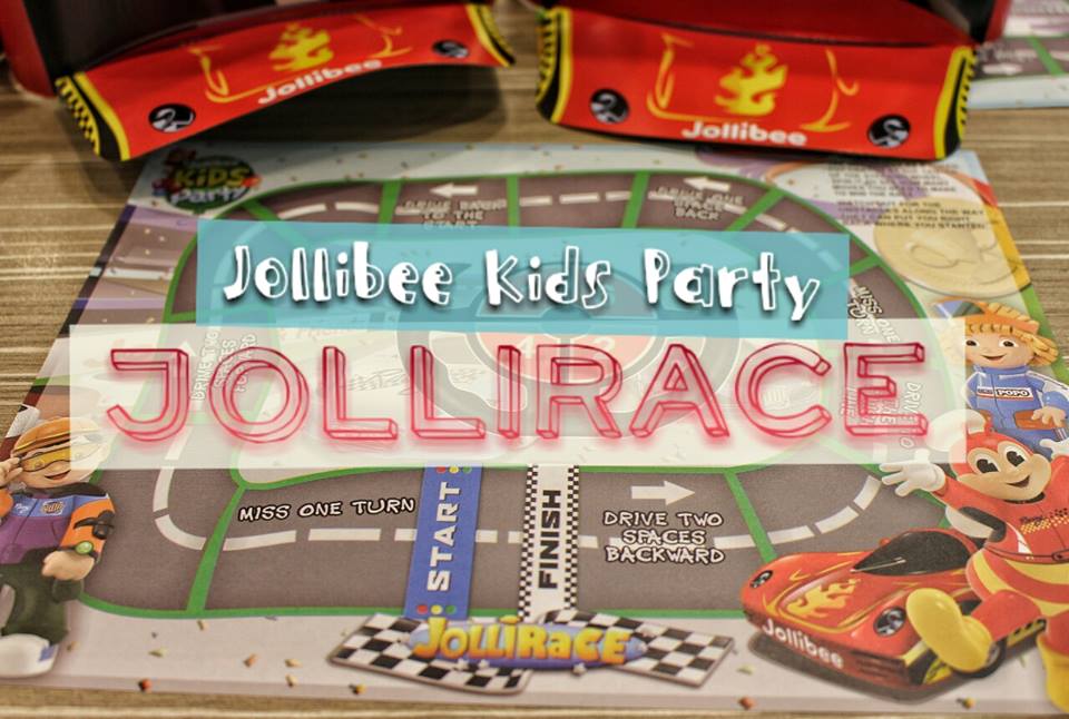 JolliRace, The Newest Kids Party Theme at Jollibee. | Aci Girl