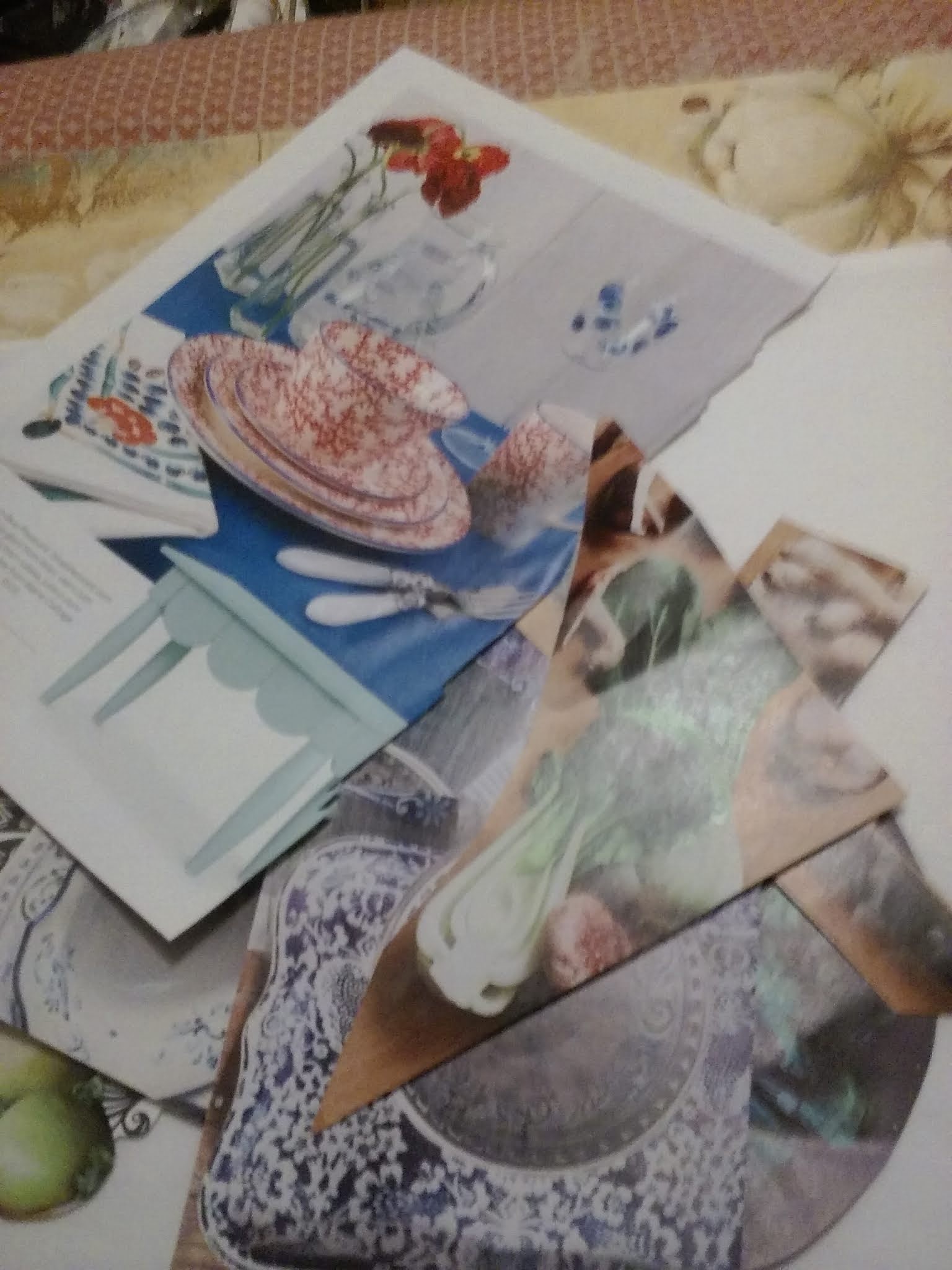 DIY fun Collage Using Beans & Spices-Food Art