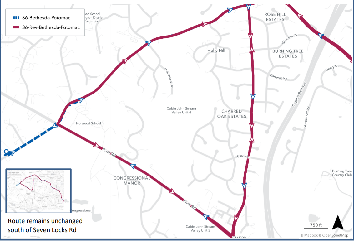 Robert Dyer @ Bethesda Row: Bethesda-Potomac Ride On 36 will no longer ...