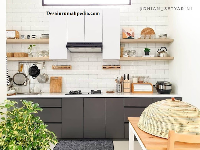 6 Ide Model Rak Dapur Minimalis Biar Dapur Makin Rapi ...