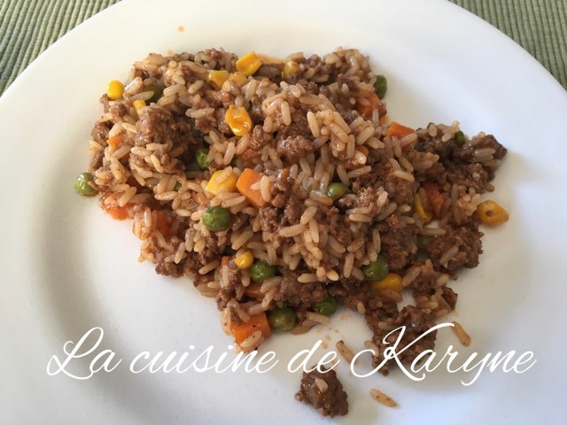 La cuisine de Karyne: Boeuf et riz aux légumes tout-en-un