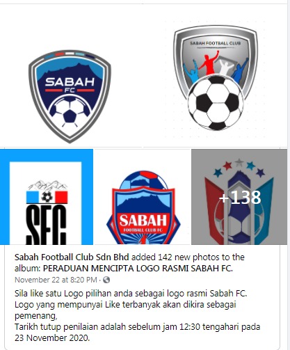 Sabah FC memperkenalkan logo baru pasukan