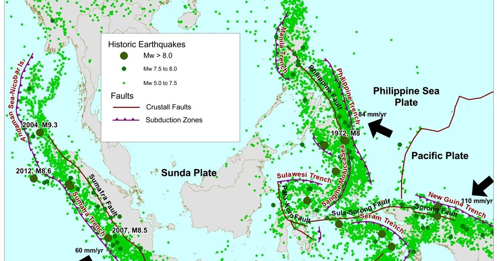 Java Subduction Zone Earthquake: The Worst Is Yet to Come? ~ basemap