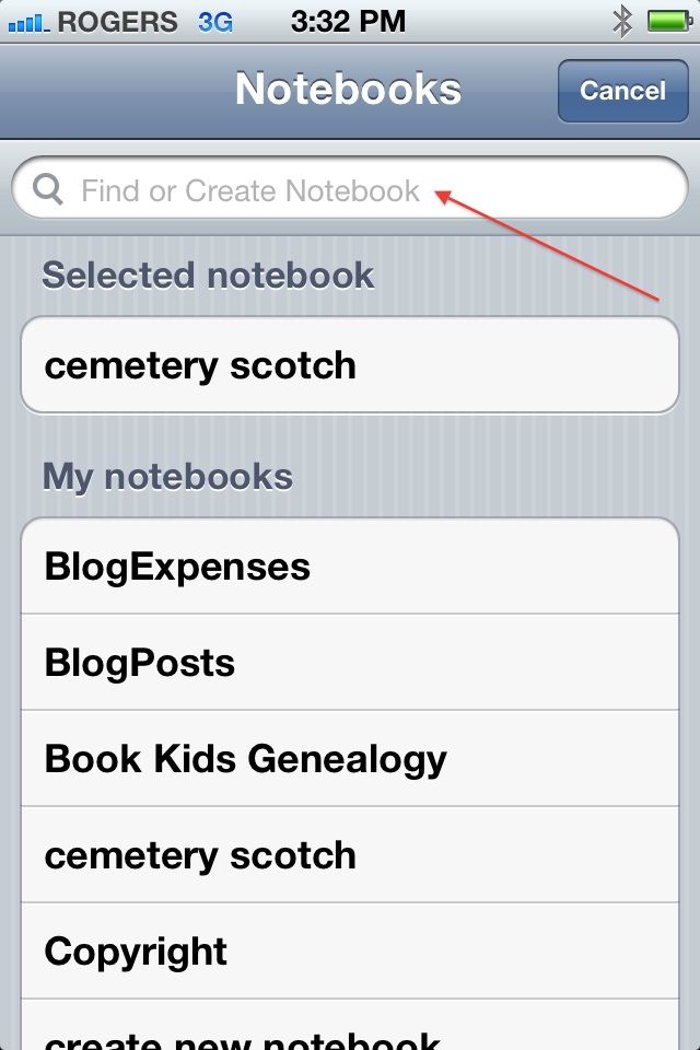 Olive Tree Genealogy Blog: Evernote Tutorial: Creating a New Notebook ...