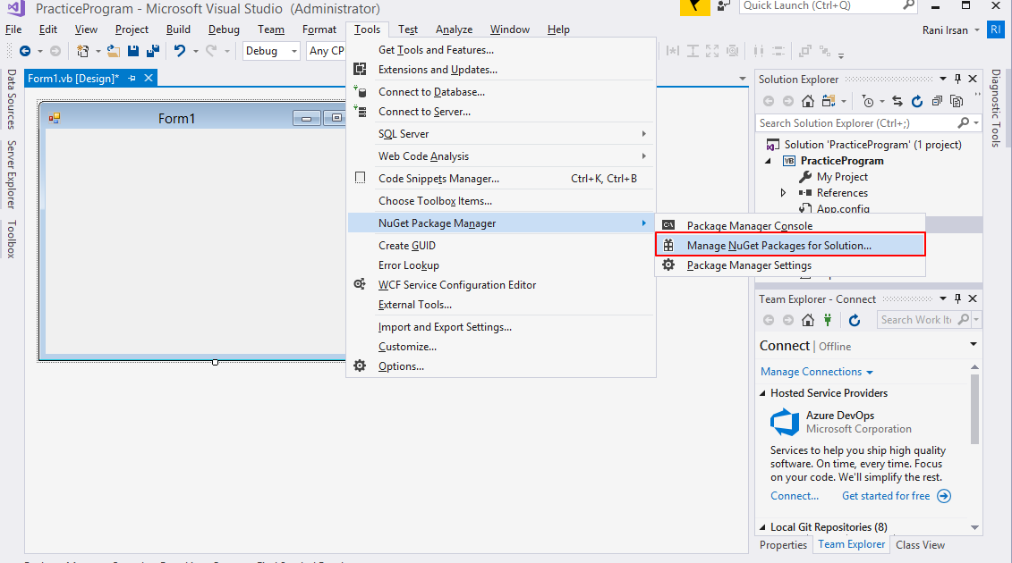 Adding ReportViewer Control ke Project VB.NET / C# in Visual Studio ...