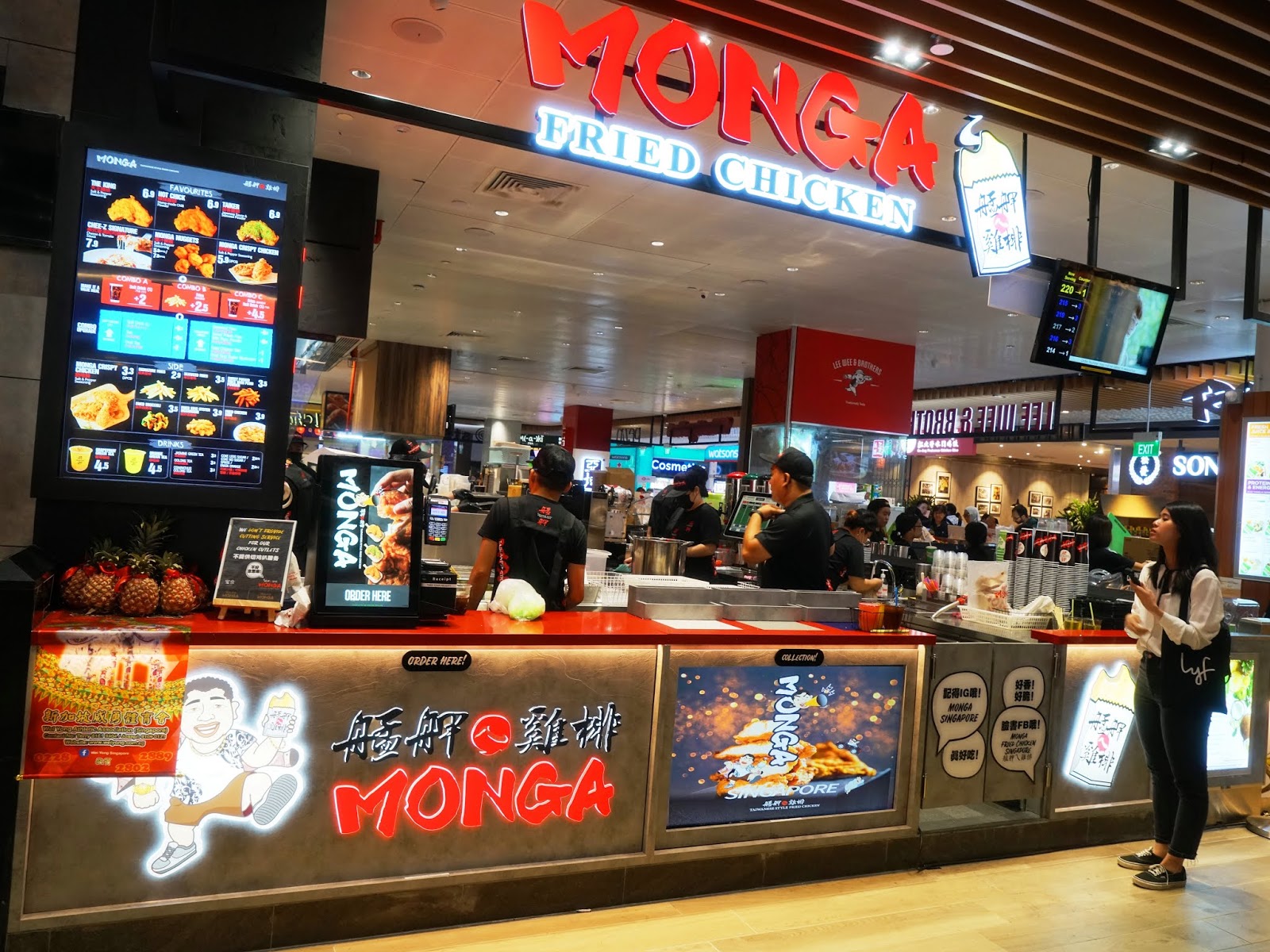 PinkyPiggu: Monga 艋舺鸡排 @ JEM ~ Famous Fried Chicken Brand By Taiwanese ...