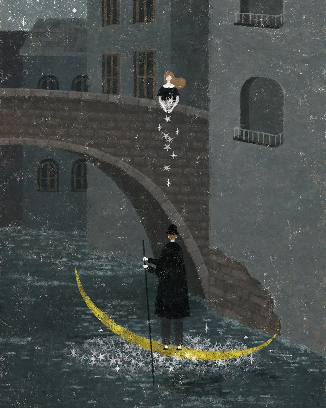 Akira Kusaka 日下 明 | Fly Me To the Moon | Tutt'Art@ | Masterpieces