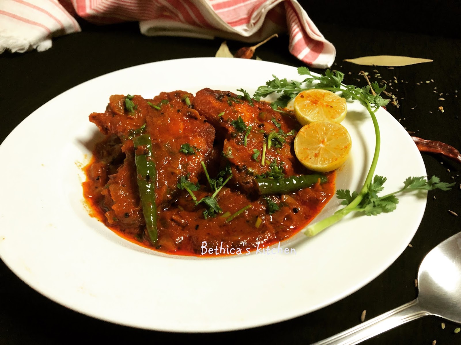 Bethica's Kitchen Flavours: Rui Macher Jhaal (Rohu Fish Curry - Bengali ...