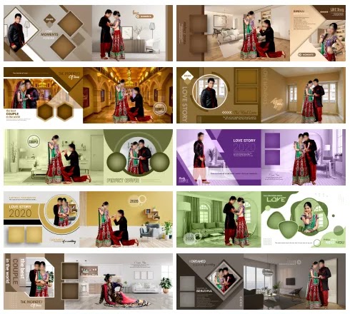 Top 80+ Wedding Album DM Design PSD Free Download - PSD12