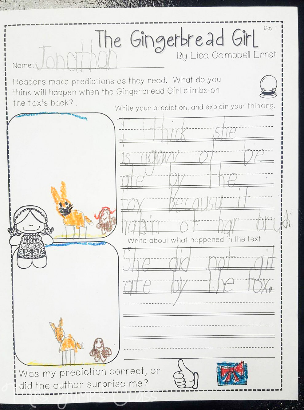 Gingerbread Week Lesson Plans for Kindergarten and first grade