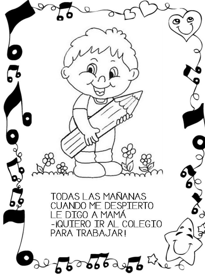 Kids Zone: Poemas para Colorear