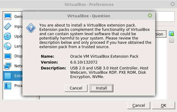 How to enable USB in VirtualBox