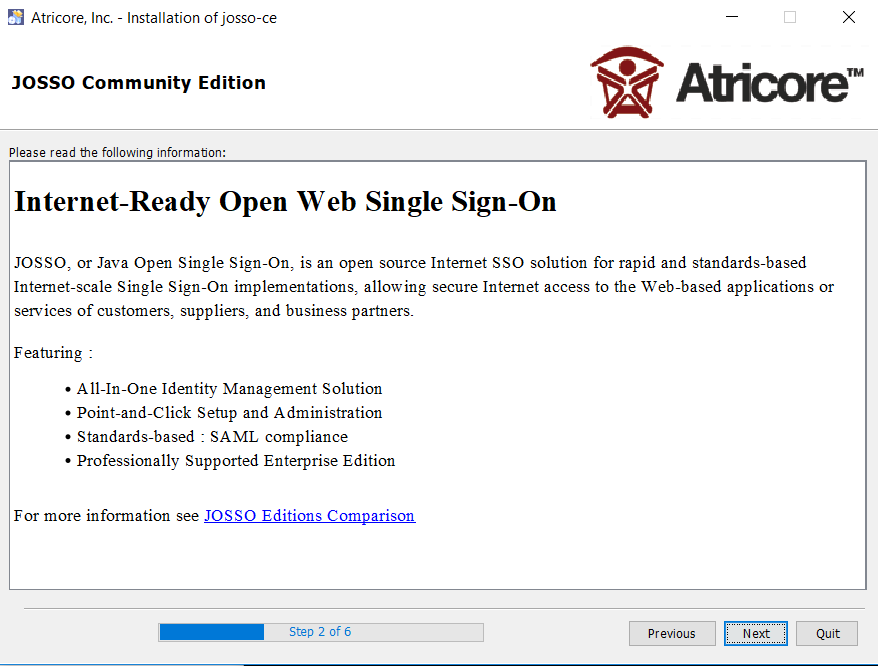 JOSSO CE 2.4.3 Installation