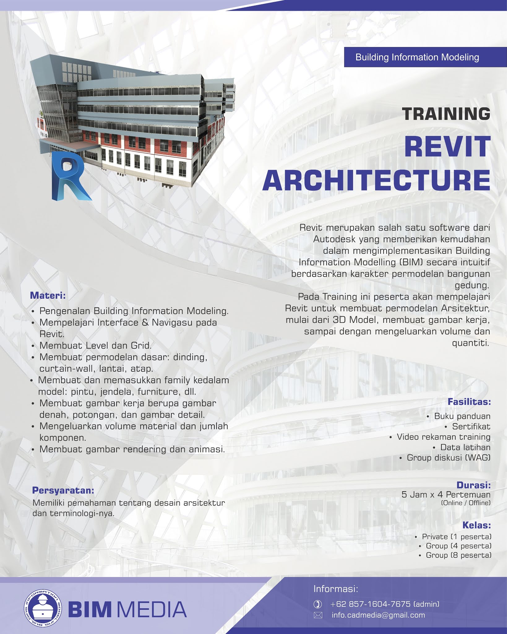 Training Revit Architecture - BIM MEDIA