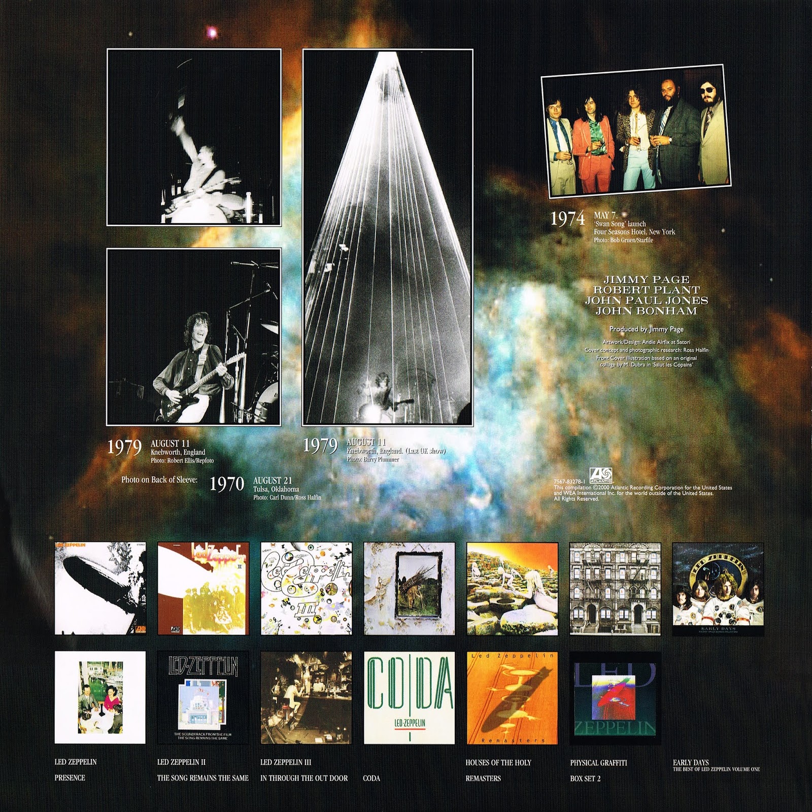 2000 Latter Days. The Best Of Led Zeppelin Volume Two - Rockronología