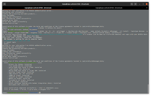 Installing JetPack on Jetson TX2 from NVIDIA SDK Manager Docker container | My Public Notepad