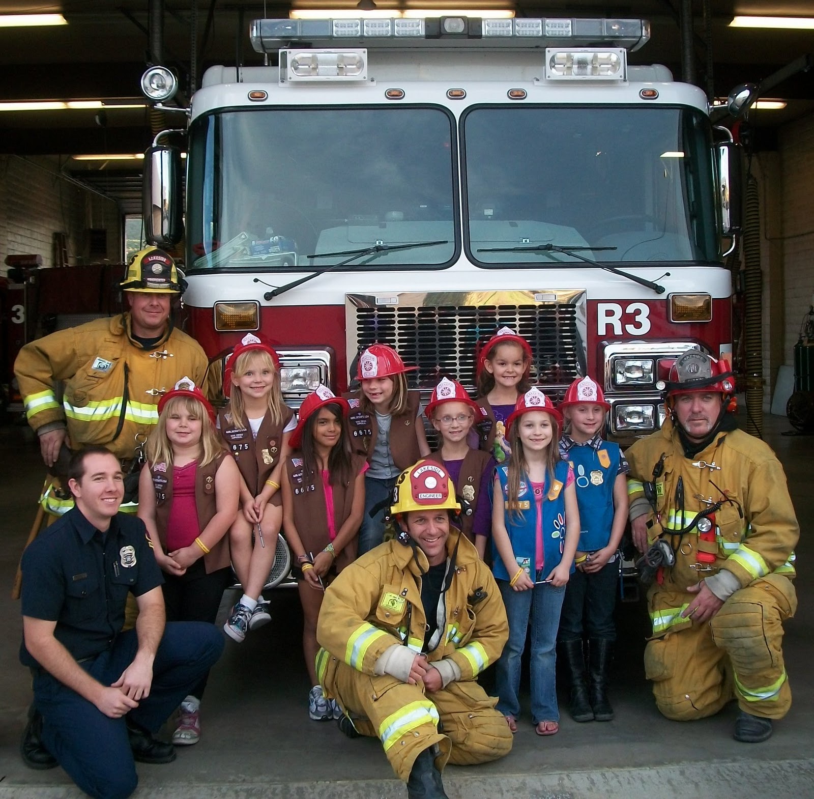 Lakeside Fire District: Brownie Troop 6675 Visits Fire Station 3