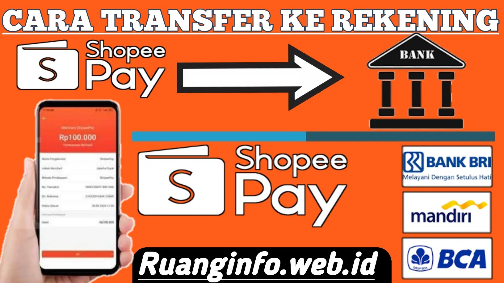 Cara Transfer Saldo ShopeePay ke Rekening Bank Terbaru 2023 - RUANGINFO ...