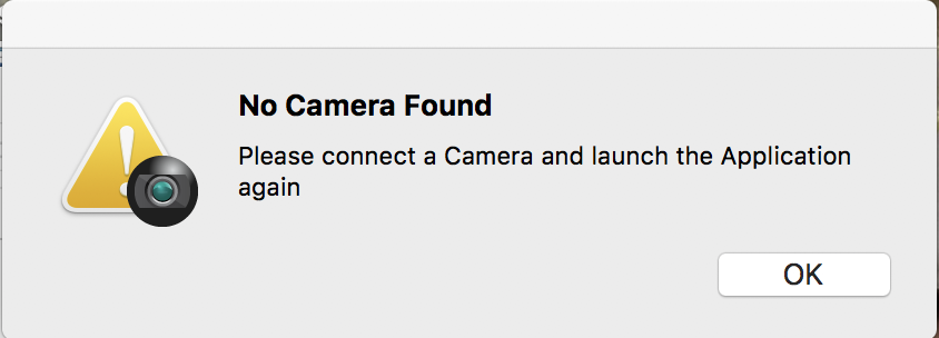 No Camera Found: Is There A Problem Here?: No Camera Found