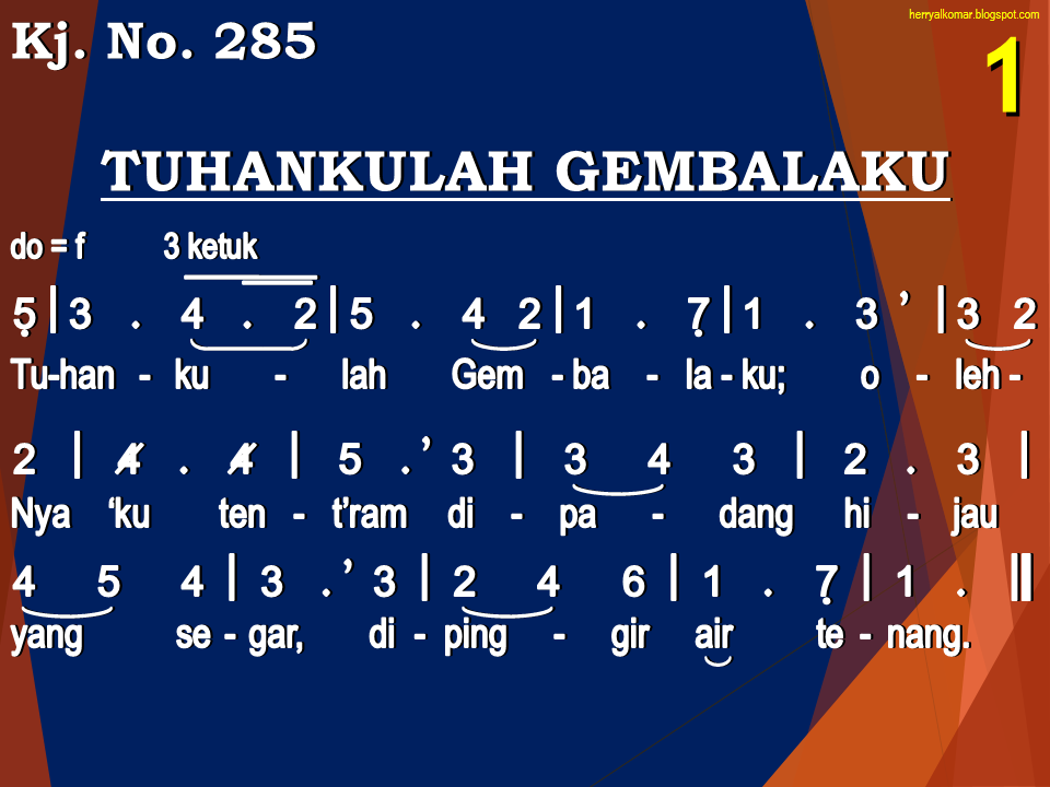TouRoeroekan: Kidung Jemaat No. 285