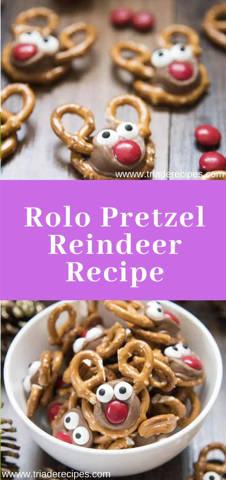 Rolo Pretzel Reindeer Recipe