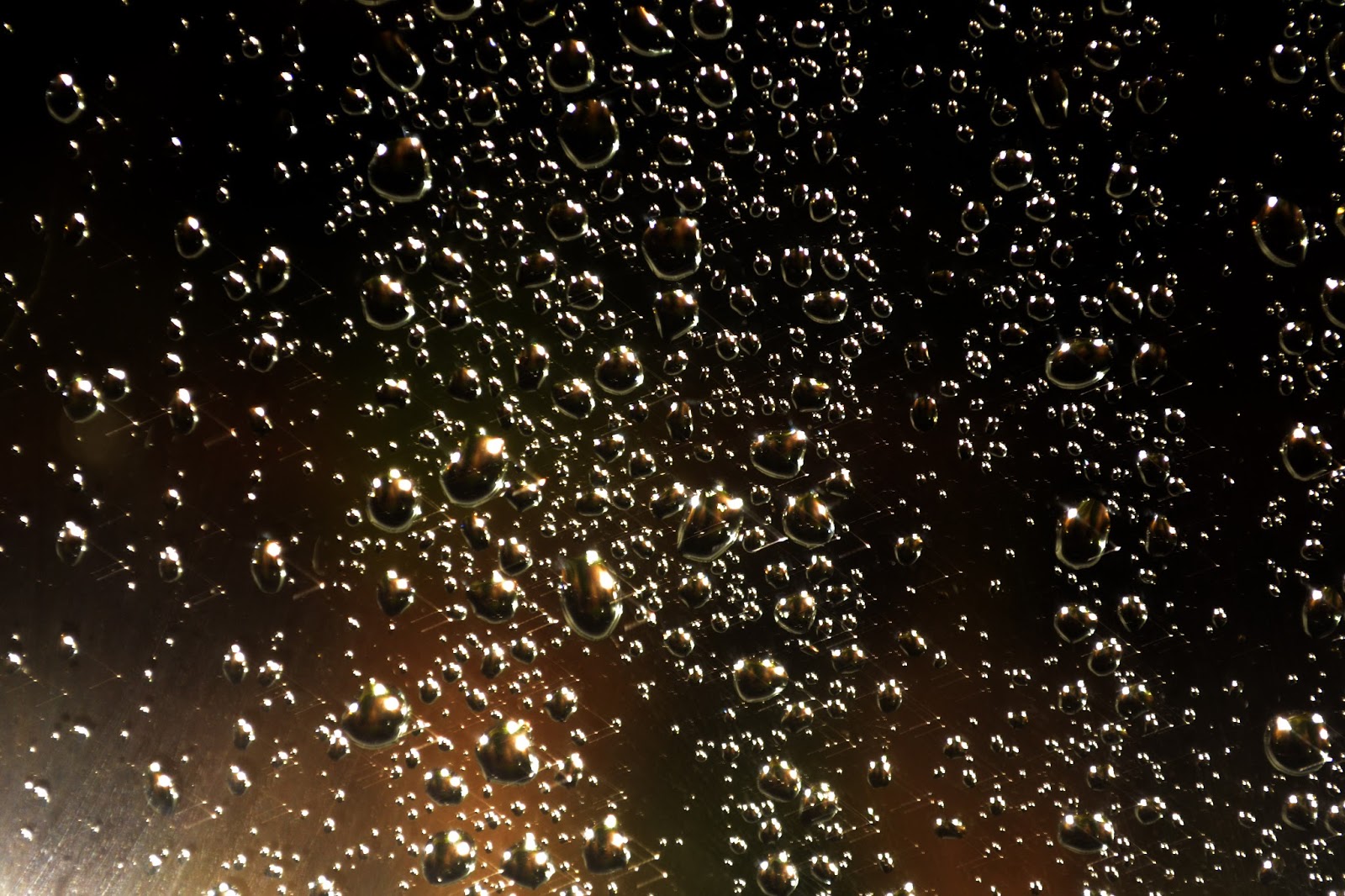 Unit 1 Photography: Water Droplets On Glass