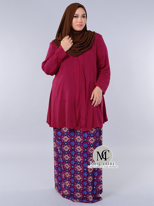 FESYEN BAJU PLUS SIZE SAHAJA: NORLIA KEBAYA PLUS SIZE. RM85 & FREE POS ...
