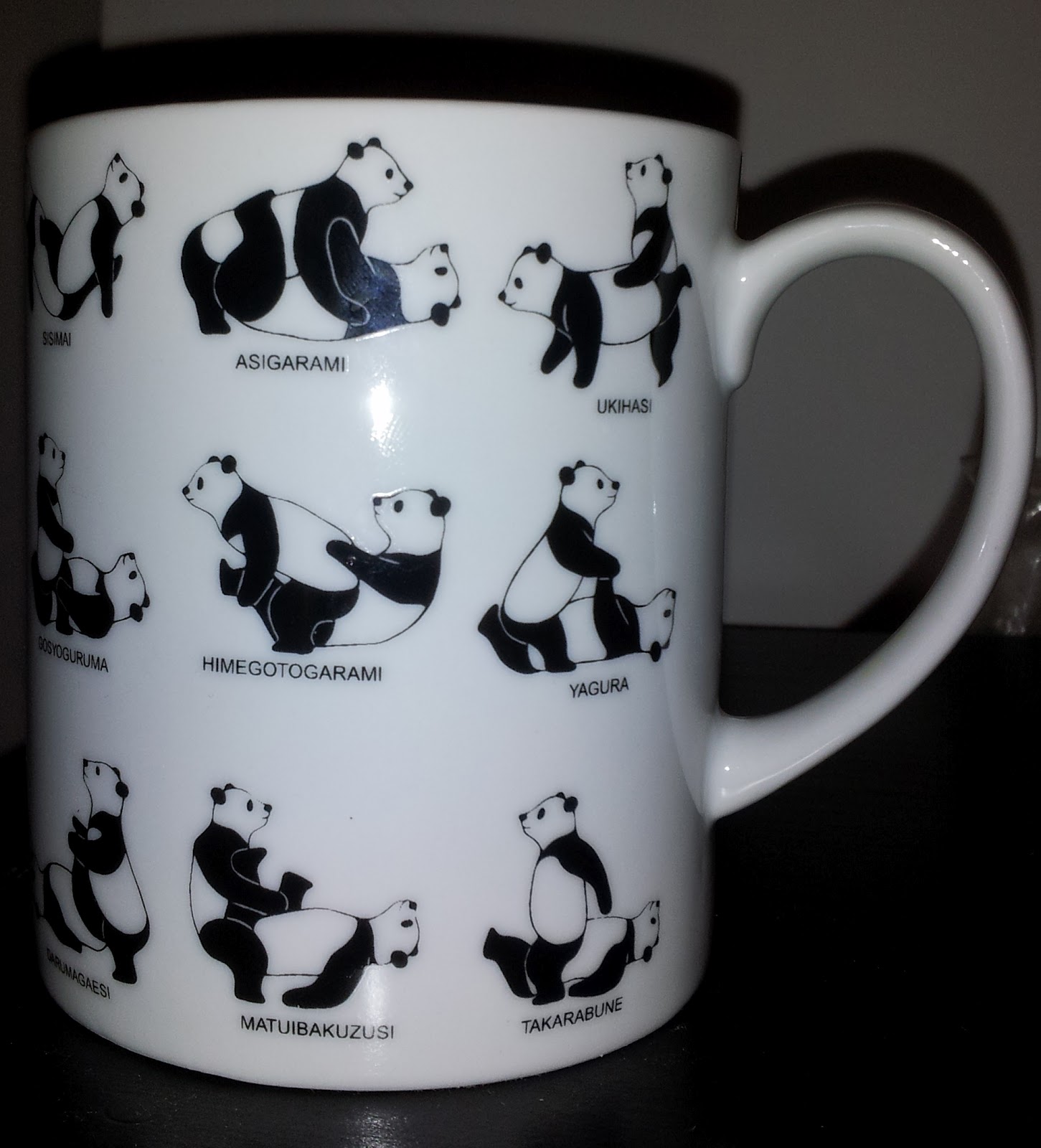 Auckland city: Cute "panda kamasutra" cup :D