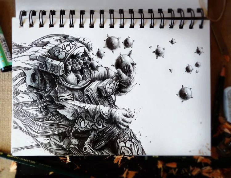 Amazing Pencil Drawing - OMG Laugh