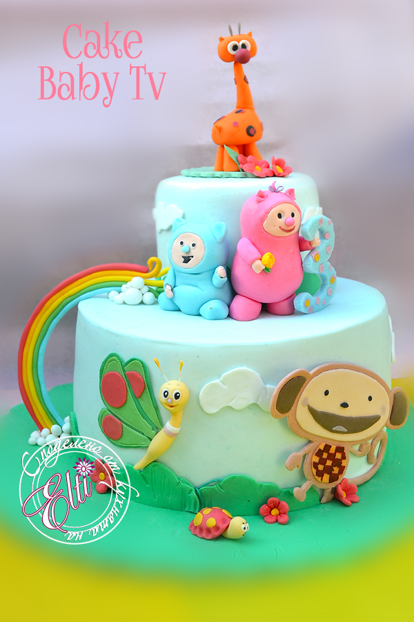 Споделено от кухнята на Elti: Торта на тема Baby TV
