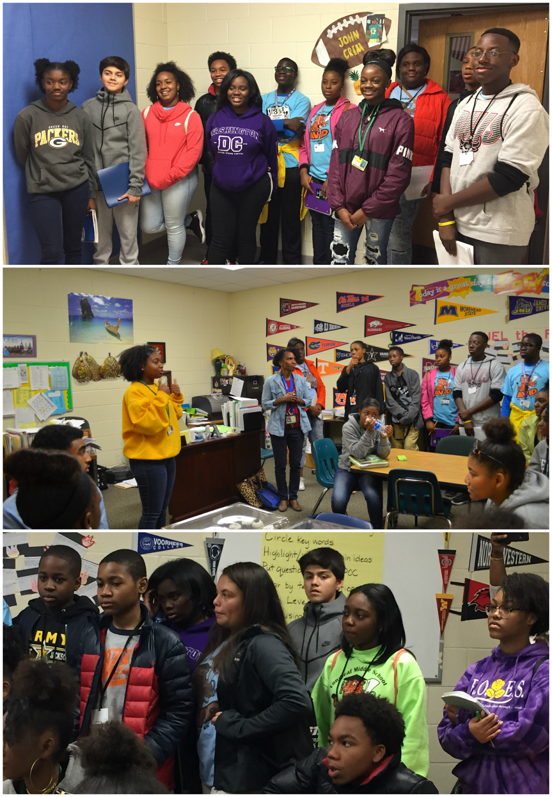 Viking Update: Longleaf Middle Visit AVID classes at the Valley