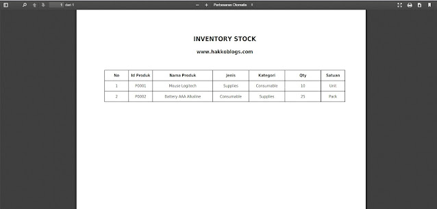 Aplikasi Inventory Stock Barang Berbasis Web dengan PHP, MySQLi dan ...