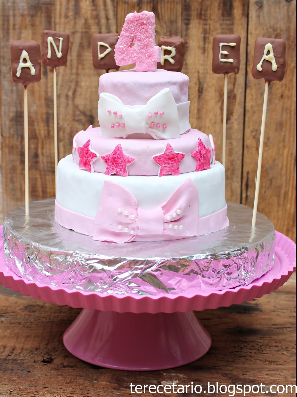 TERECETARIO: TARTA FONDANT ANDREA