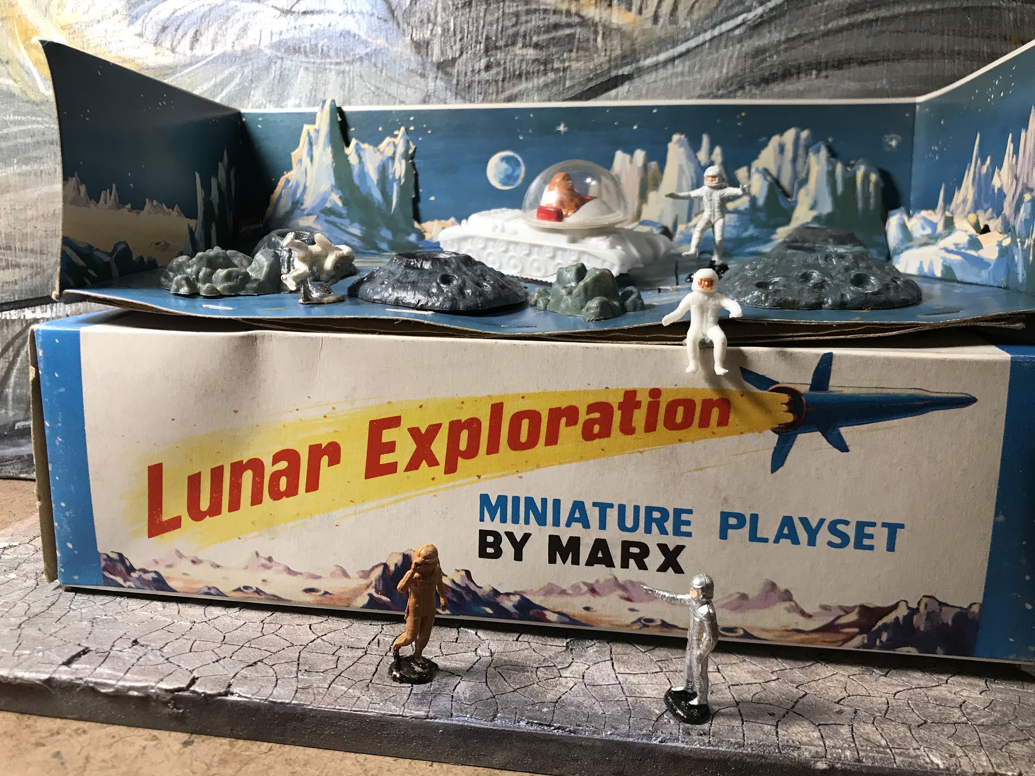 Space Garage: Marx Toys "Lunar Exploration Miniature Playset ...