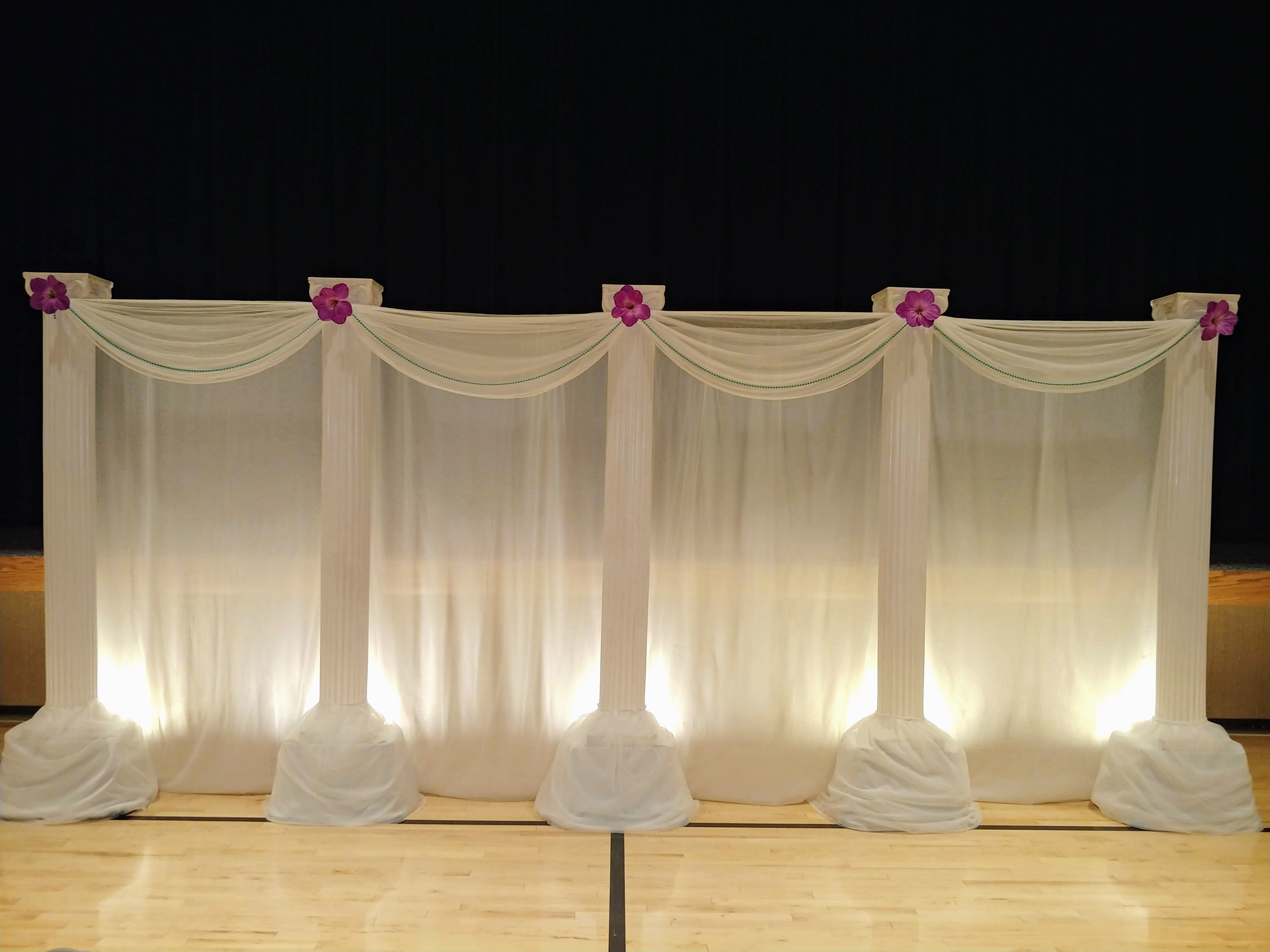 Creative Wedding and Party Decor : Backdrop Choices