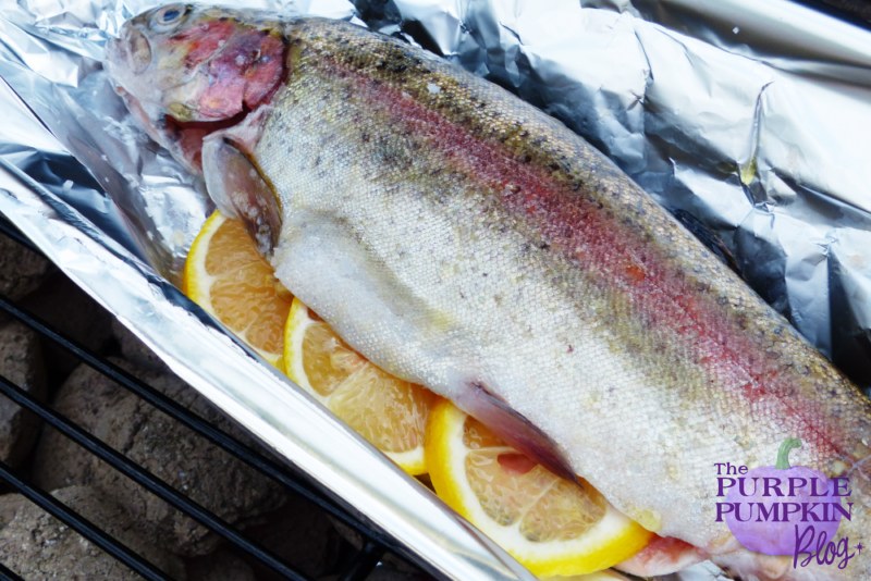 Barbecued Whole Fresh Trout