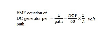 EMF equation of DC Generator | Learn Electrical
