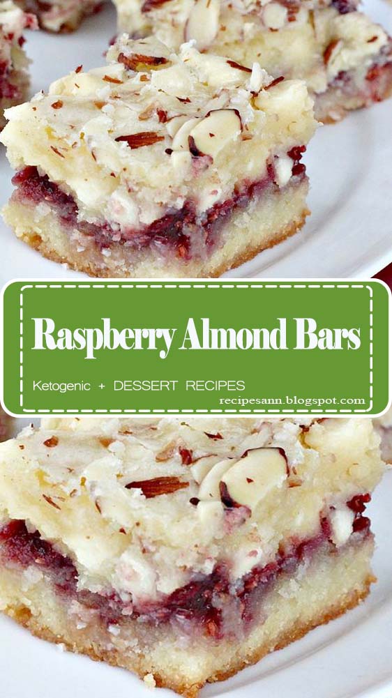 Raspberry Almond Bars - Recipes Ann