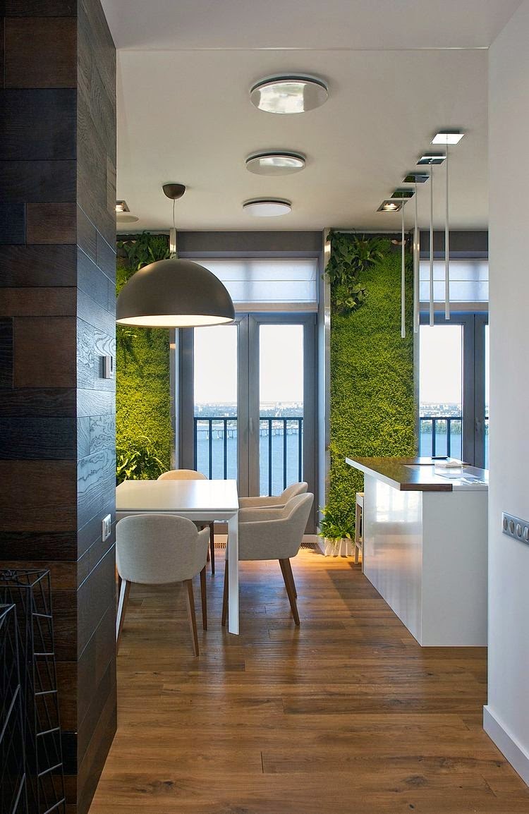 Jardín vertical en el interior de un apartamento / SVOYA Studio | Blog ...